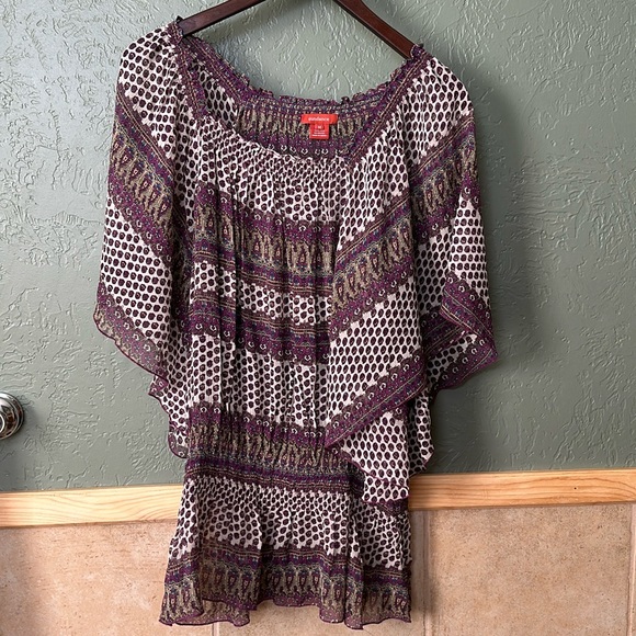 Sundance | Tops | Sundance Catalog Paisley Patterned Top Sheer | Poshmark